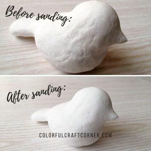 Easy way to make a bird out of clay - Colorful Craft Corner