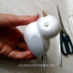 Easy way to make a bird out of clay - Colorful Craft Corner