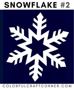20 Printable Snowflake Patterns (Free PDF) - Colorful Craft Corner
